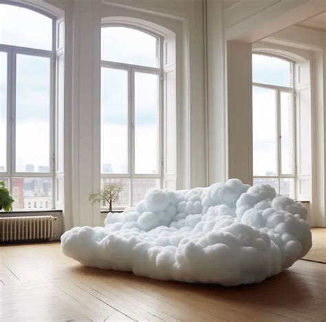 Embrace Relaxation A Cloud Shaped Sofa In Your Dream Home