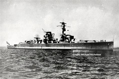 Admiral Scheer After Refit The Heavy Cruiser Of The German News