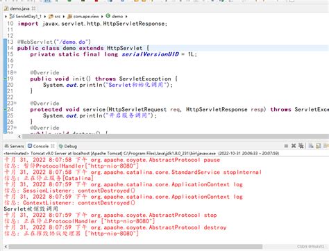 Servlet的生命周期 Csdn博客