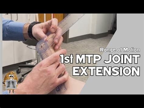 Rom Metatarsophalangeal Mtp Joint I Extension Active And Passive Range