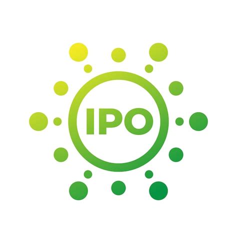 Premium Vector Ipo Initial Public Offering Icon On White