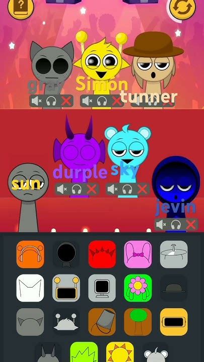 7 Souls In Sprunki Gray Simon Tunner Durple Sky Jevin Incredibox