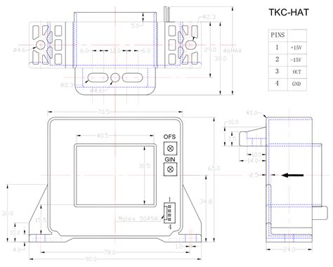 Non Contact Hall Effect Dc Current Sensor High Current Hall Effect