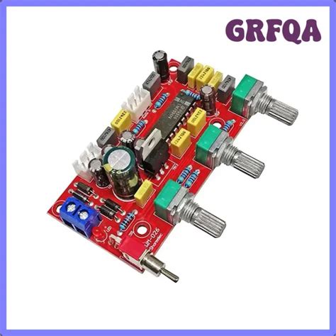 Grfqa Lm1036 Op Amp Hifi Pre Amplifier Preamplifier Volume Tone Treble Bass Loudness Control
