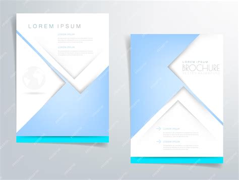 텍스트 및 메시지 디자인을 위한 공간이 있는 헤더 전단지 비즈니스 브로셔 벡터 그래픽 프리미엄 벡터