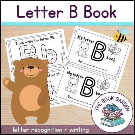 Letter B Book For Kindergarten And First Grade Letter Books Digital