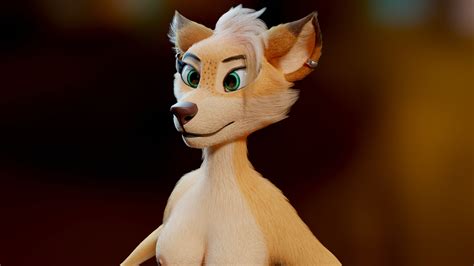 Yashley Anthro Fox 3d Model By Cm Studios