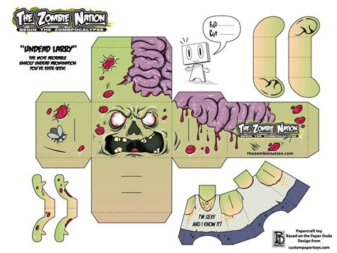 Papercraft Zombie