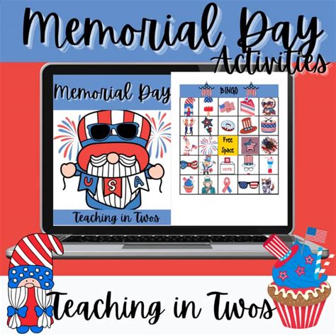Memorial Day Activities By Teaching In Twos Tpt