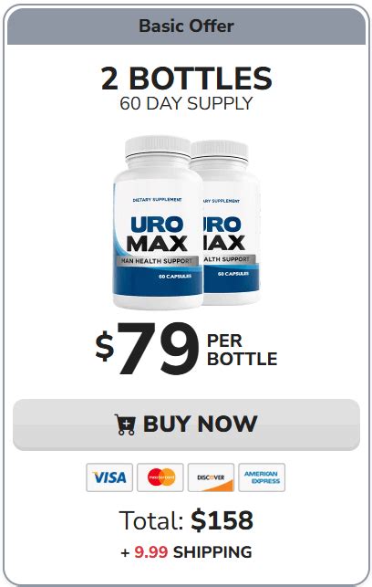 Uromax™ Official Website Supports Healthy Prostate Function