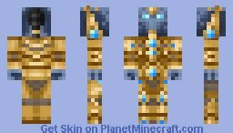 Protoss Zealot Starcraft Minecraft Skin