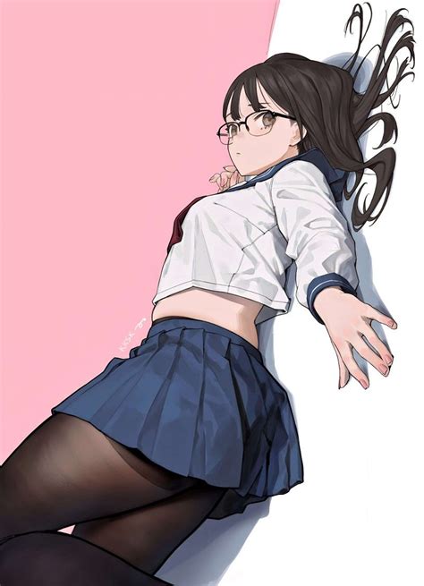 Anime Character Lying Down Makima Laying Down Laying Down Legs Up