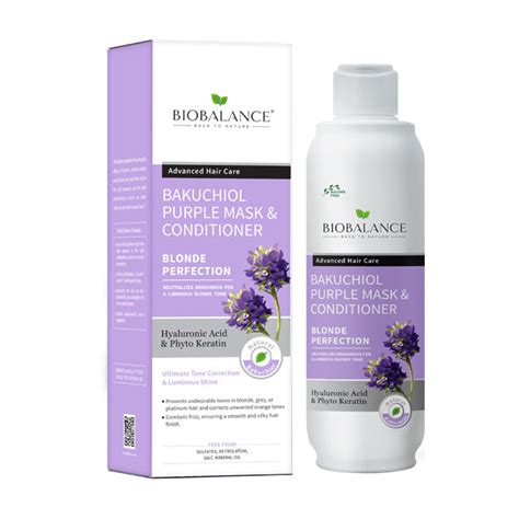 Bio Balance Bakuchiol Purple Mask And Conditioner 330ml Beauty Box