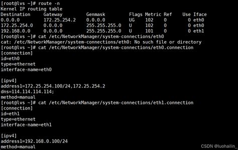 Lvs的nat模式配置