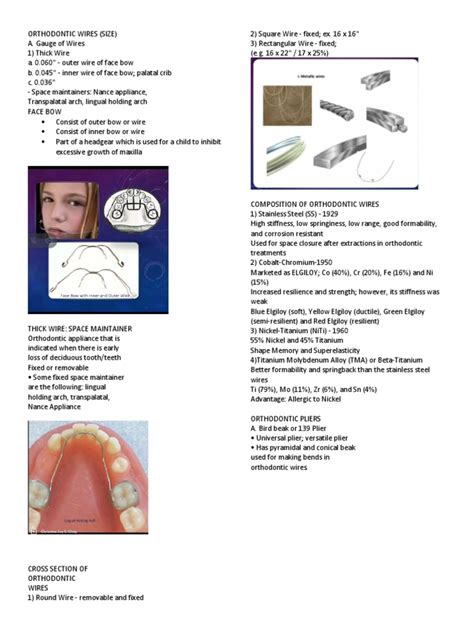 Ortho Notes Pdf Orthodontics Bone