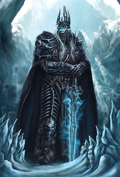 Arthas The Lich King By Kate Draconi 2d Concept Artist Heroic Fantasy