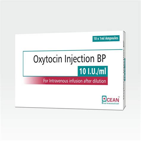 Oxytocin Injection 10iuml Liquid 10x1ml Ampoules Indicated For