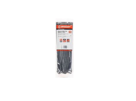 Cable Ties Plastic 450mm X 8mm Black 100 From Reece