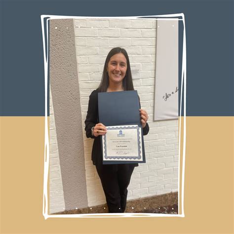 Spotlight The Mpa Program Would Like To Recognize Cate Freeman Uncw