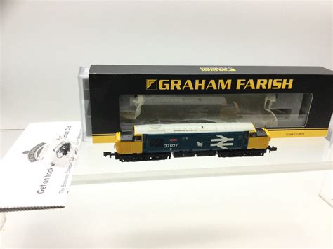 Graham Farish 371 466z N Gauge Large Loco Class 37 37027 Loch Eil Dcc