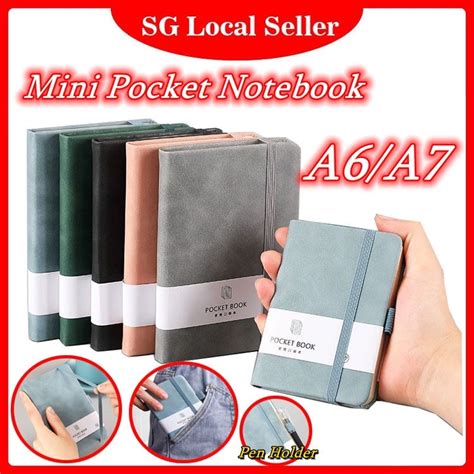 （sg Sellermini A7a6 Pocket Notebook 200 Pages Portable Notepad Memo