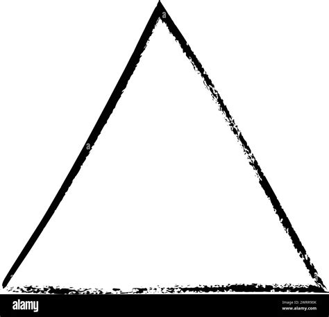 Triangle Grunge Texture Element Frame Border Shape Icon For Decorative