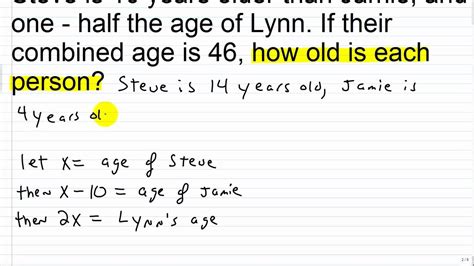 43 Age Word Problems Worksheet Chessmuseum Template Library