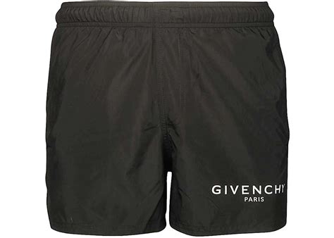 Givenchy Classic Logo Swim Short Blackwhite Mens Us