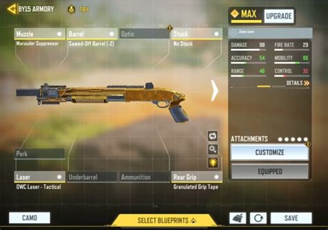 Cod Mobile By15 Gunsmith Loadout “high Mobility” By15 Loadout