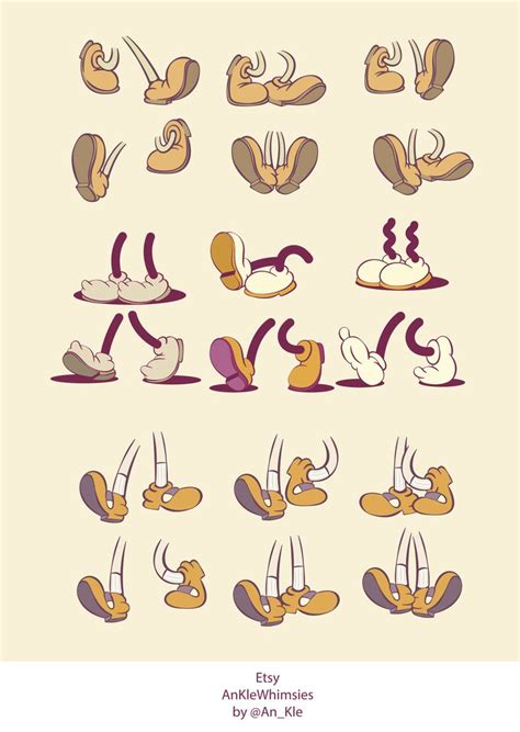 Vintage Cartoon Character Builder Cartoon Posture Old Cartoon Poses
