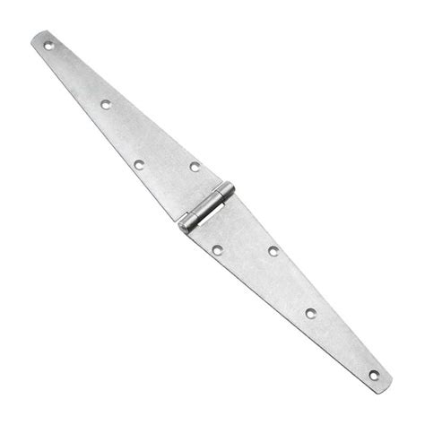Medium Strap Hinges 8 Bright Zinc Plated Broughtons Lighting