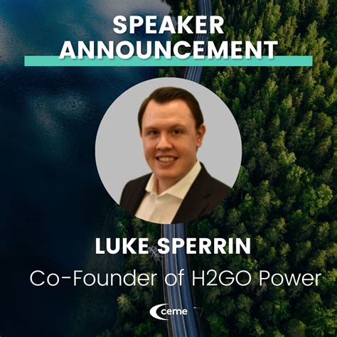 Luke Sperrin On Linkedin I Am Excited To Be A Confirmed Speaker For Ceme Business Campus Hydrogen…