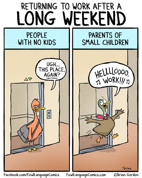 Long Weekend Fowl Language Comics