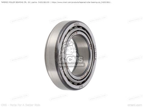 Tapered Rouleau Roulement Cpl 06 Pour Ktm Commander à Cmsnl