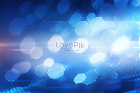 미래의 조명에 민감한 디자인을 가진 추상 블루 기술 배경