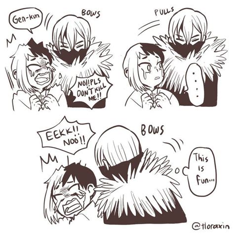 Hyoga X Gen [ Dr Stone Stone Wars ] Dr Stone Dr Stone Fanart Stone World