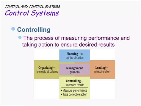 Controlling Concept Process Types Techniques Ppt