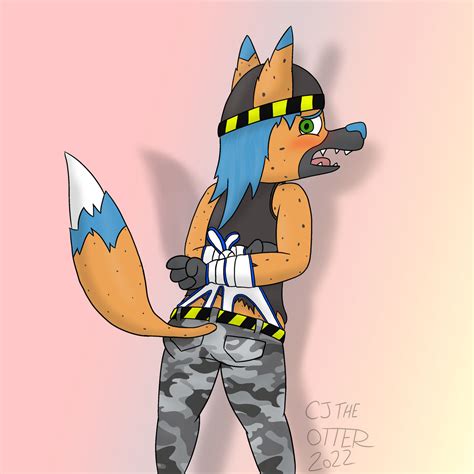 Tied Up Tokky By Cj The Otter On Deviantart