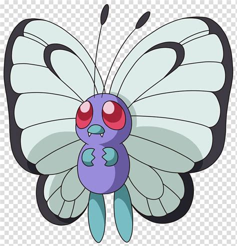 Pokémon X And Y Pikachu Butterfree Monarch Butterfly Butter Roll