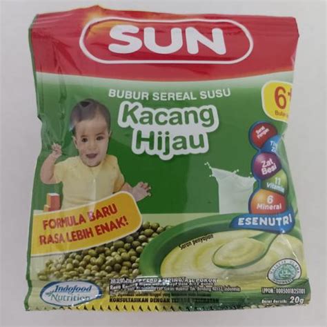 Promo Bubur Sun Kacang Hijau Kemasan 20gr Isi 8 Sachet Kab Tangerang Tinzstoree Tokopedia