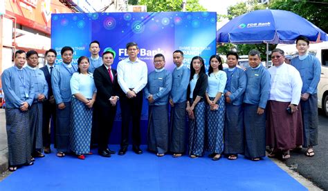 Fdb Bank Yangon Branch Myanmar Tech Press