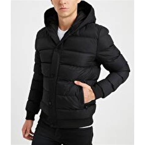 Winter Mens Bubble Jacket Hooded Jackets Masters