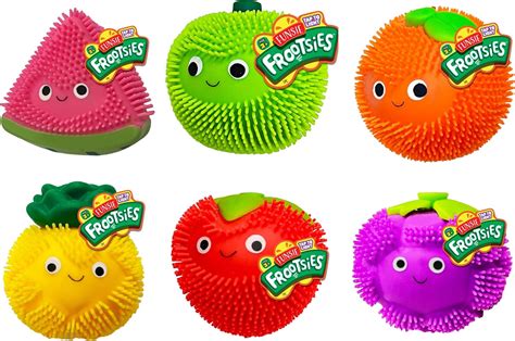 Ja Ru Funsie Frootsies Light Up Squeezy Toy 6 Units