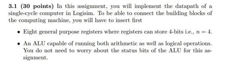 Solved 31 30 Points In This Assignment You Will