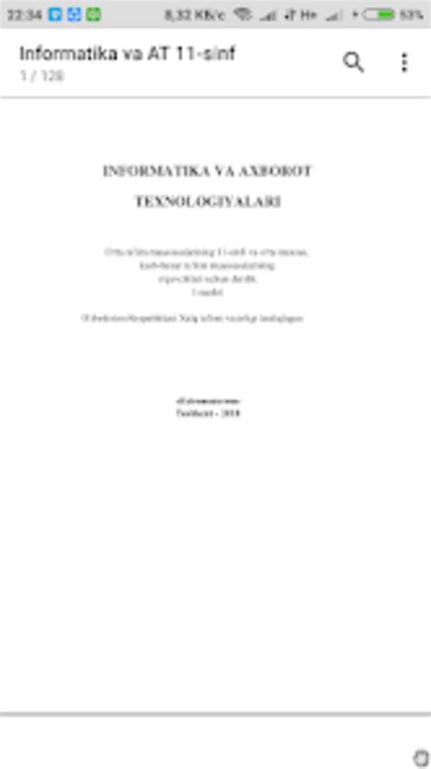 Informatika Va At 11 Sinf For Android Download