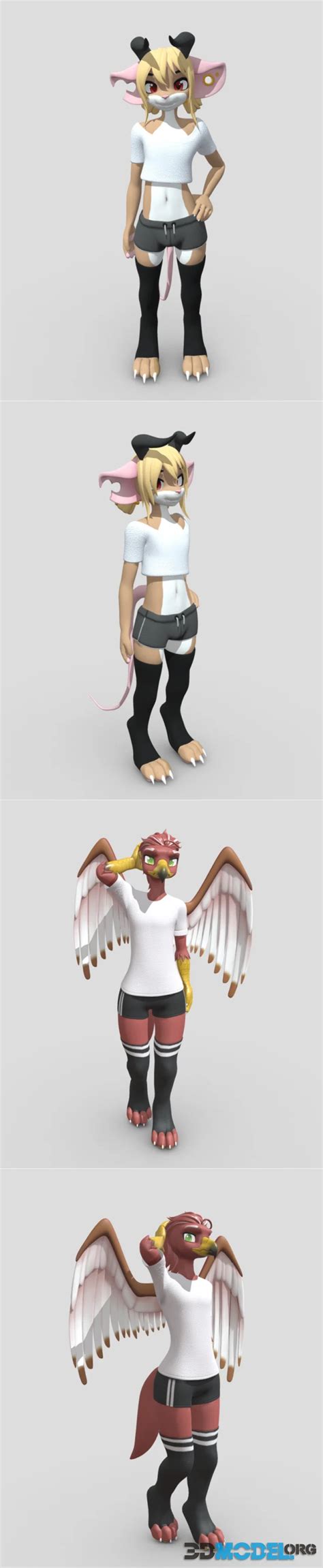 3d Model Riley And Legsy Printable