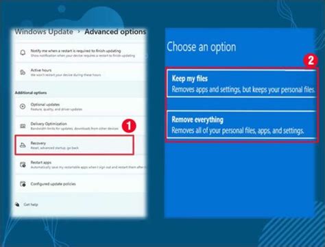 cách reset lại máy tính windows 10 11 không làm mất dữ liệu
