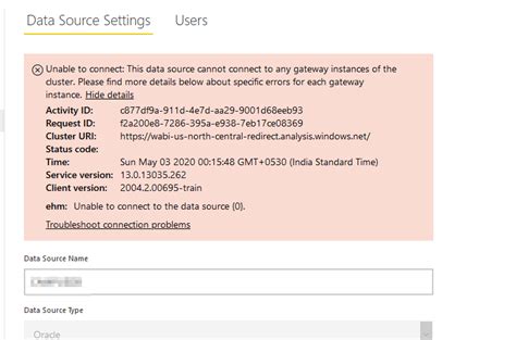 Oracle Data Sourced Reports Are Failing Since Morn Microsoft