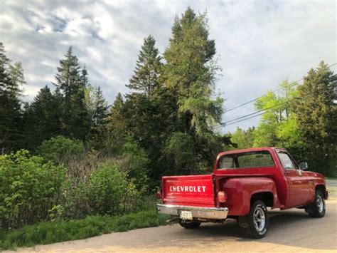 1982 Red Stepside Chevy C 10 Red Chevrolet C10 Classic Chevrolet C 10