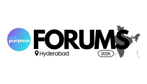 Andpurpose Forums Hyderabad 2026 Sustainability And Impact